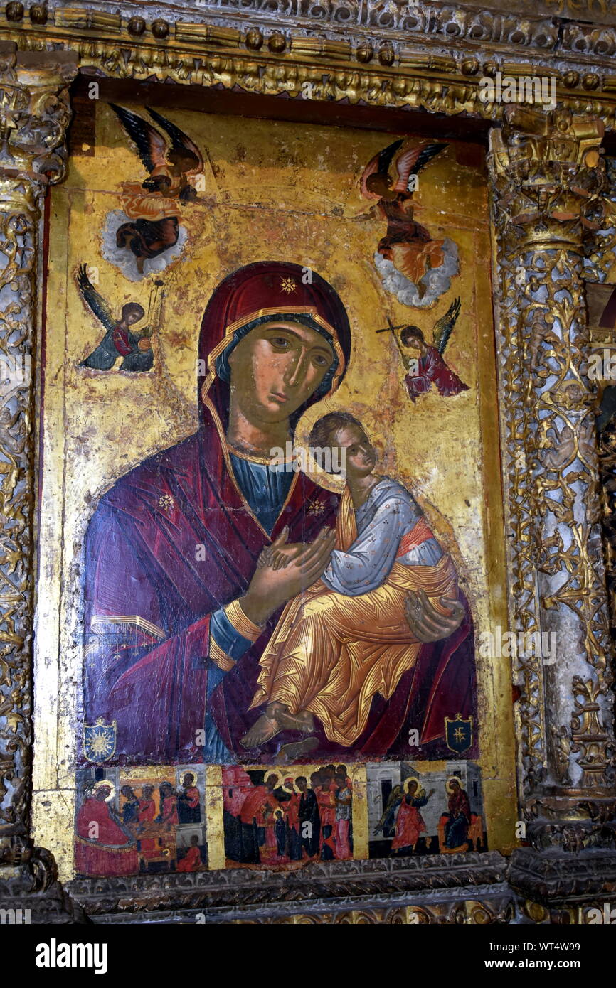 medieval, Byzantine, icon, old, antique, religion, Orthodox, Greek ...