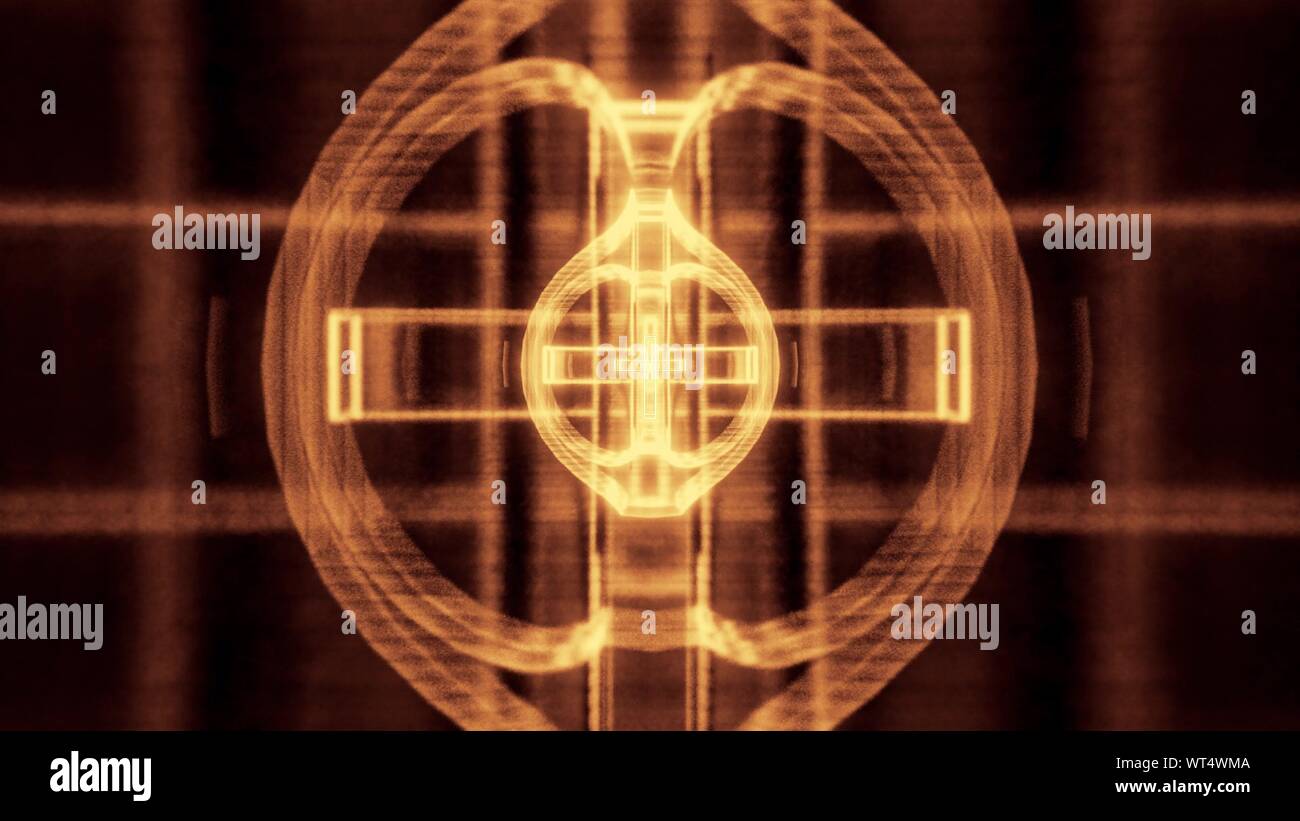 holy golden vintage and futuristic christian cross 3d rendering ...