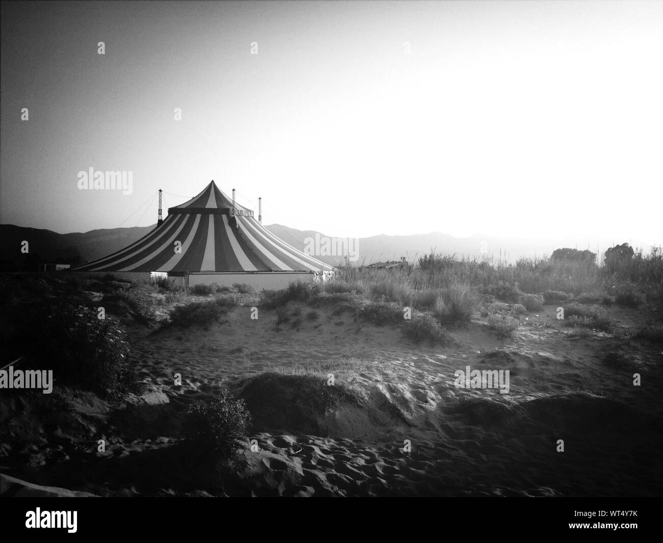 Circus Tent Black and White Stock Photos & Images - Alamy