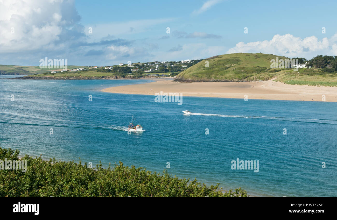 River Camel estuary. Padstow, Cornwall, England Stock Photo - Alamy