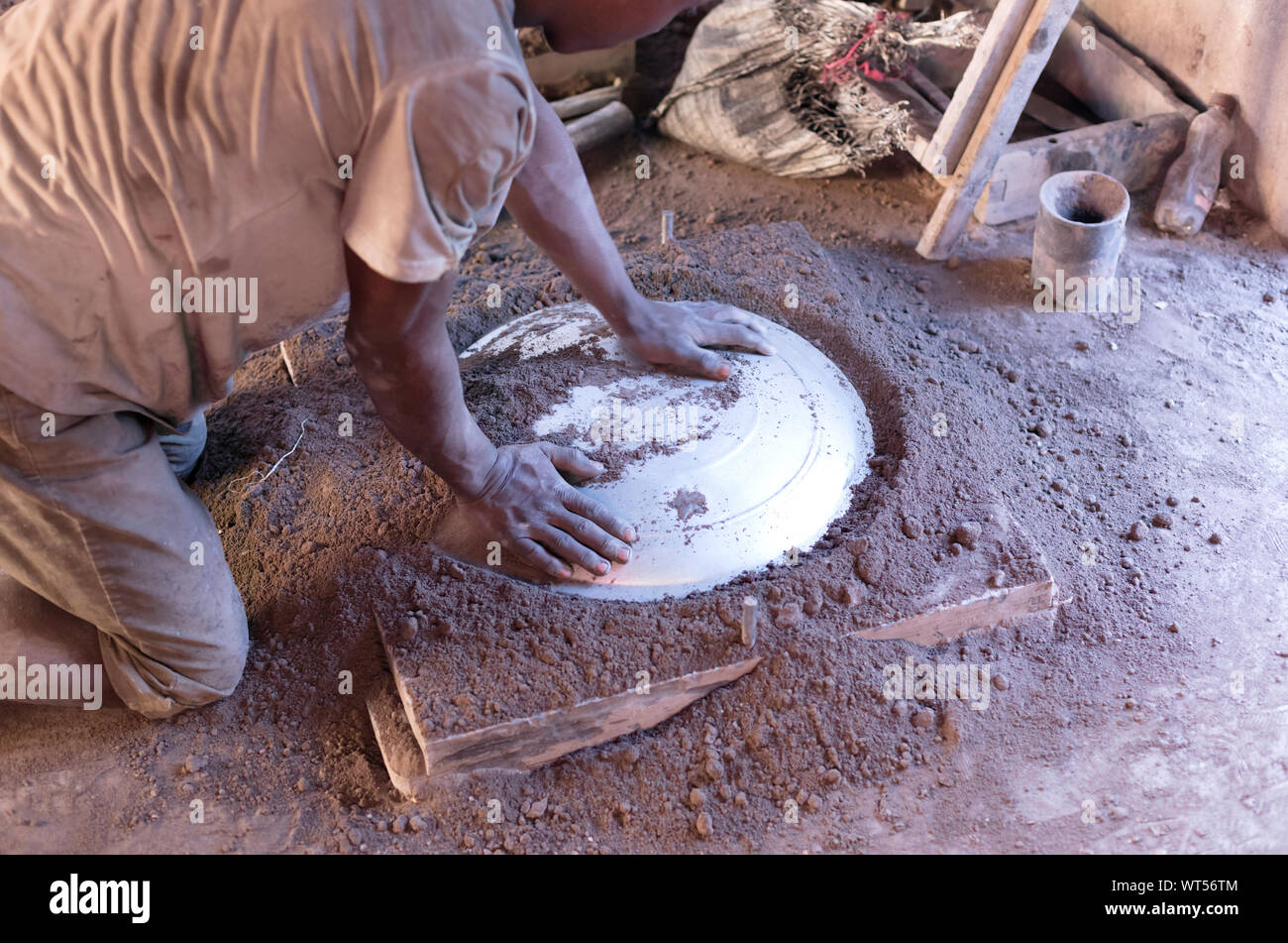 Manufacturing of aluminum kitchen utensils, working with salvaged ...