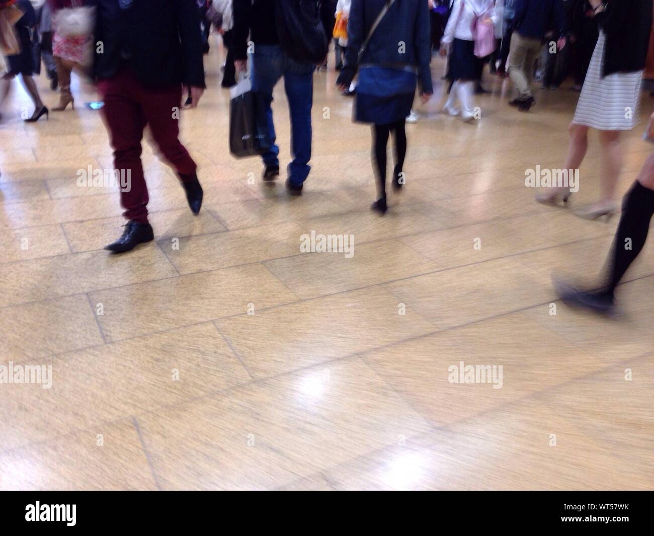 Low people walking street city motion hi-res stock photography and ...