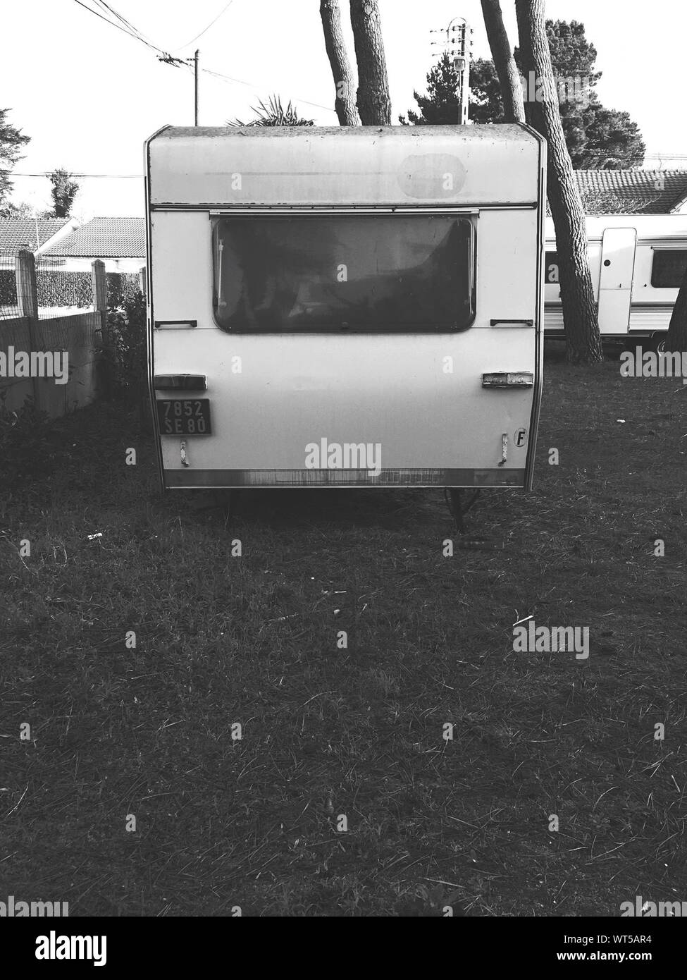 Parked car on grass hi-res stock photography and images - Alamy