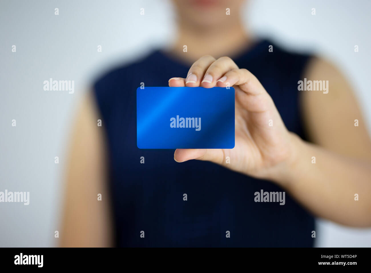 business people show credit card Stock Photo - Alamy