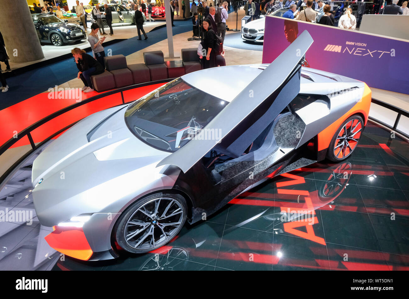 BMW concept car on the IAA 2019 international automobile exhibition ...