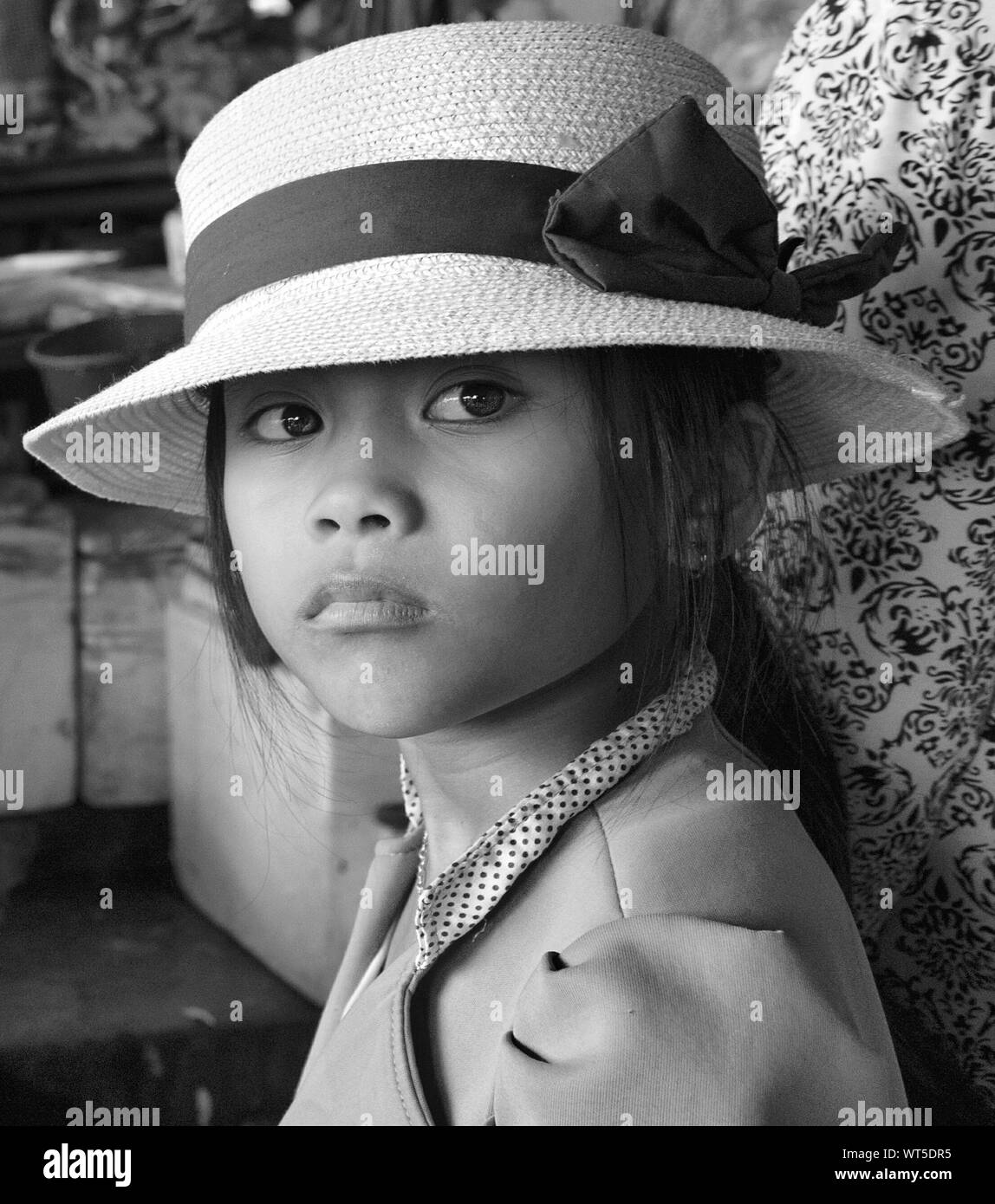 Indian girl wearing hat hi-res stock photography and images - Alamy