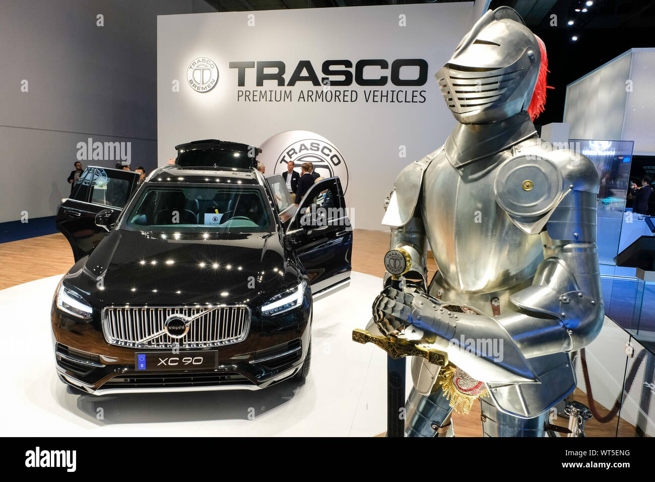 Trasco armored car Volvo on the IAA 2019 international automobile ...