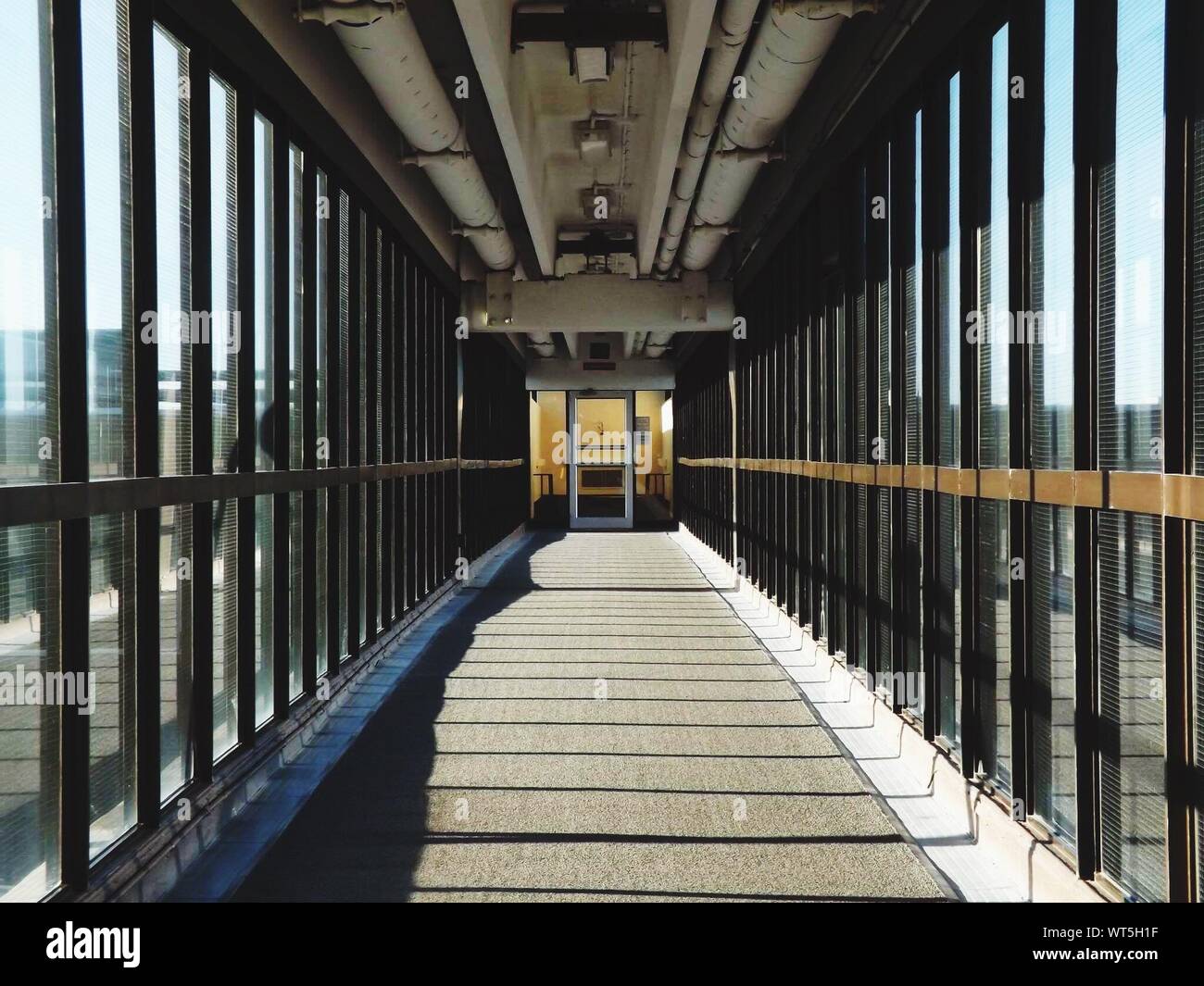 Corridor Of Bridge Stock Photo - Alamy