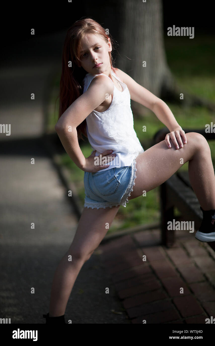 Sonya Maltseva, (Russia), in Kelsey Park, Beckenham, Kent, England ...