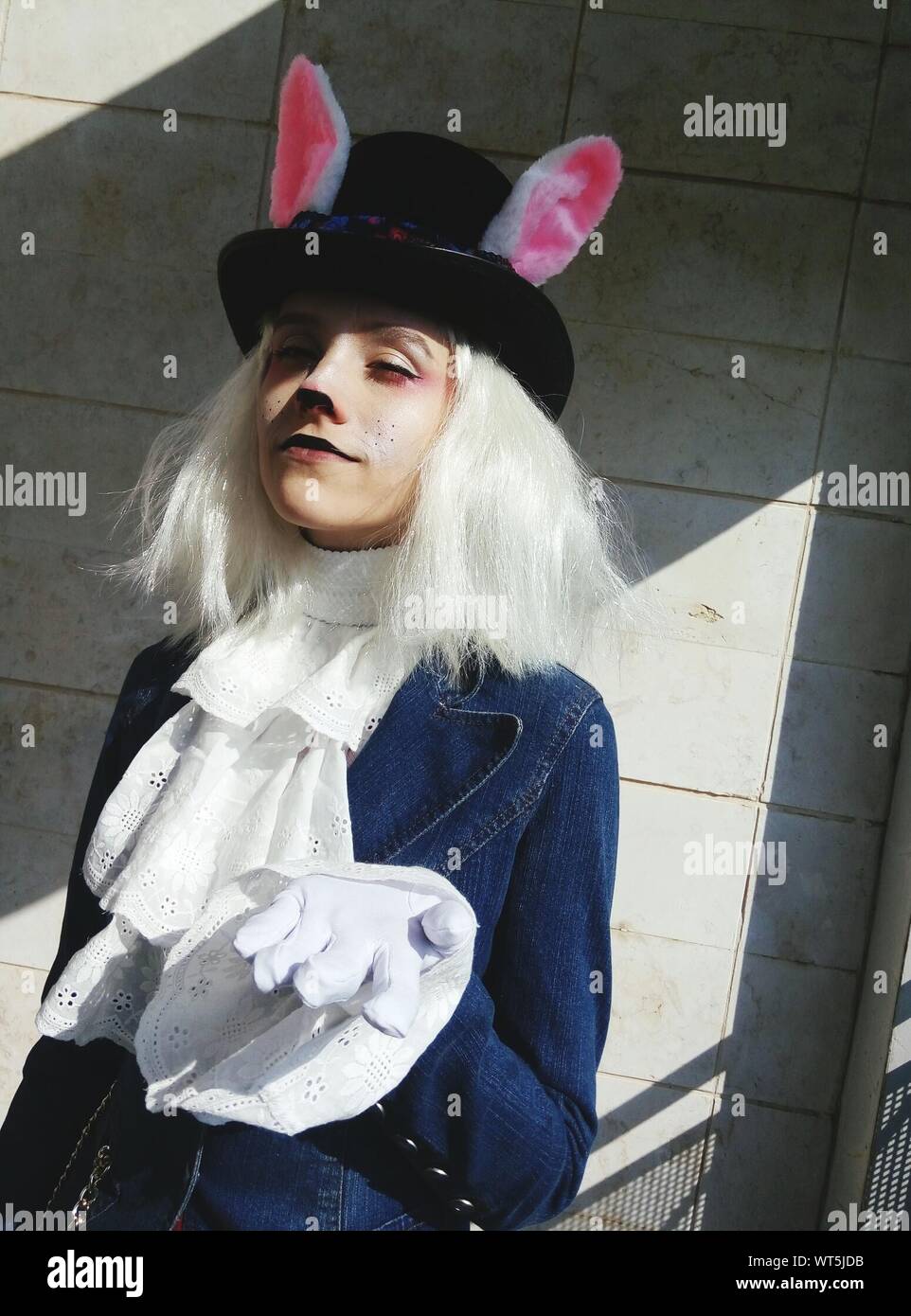 Woman rabbit costume hi-res stock photography and images - Alamy