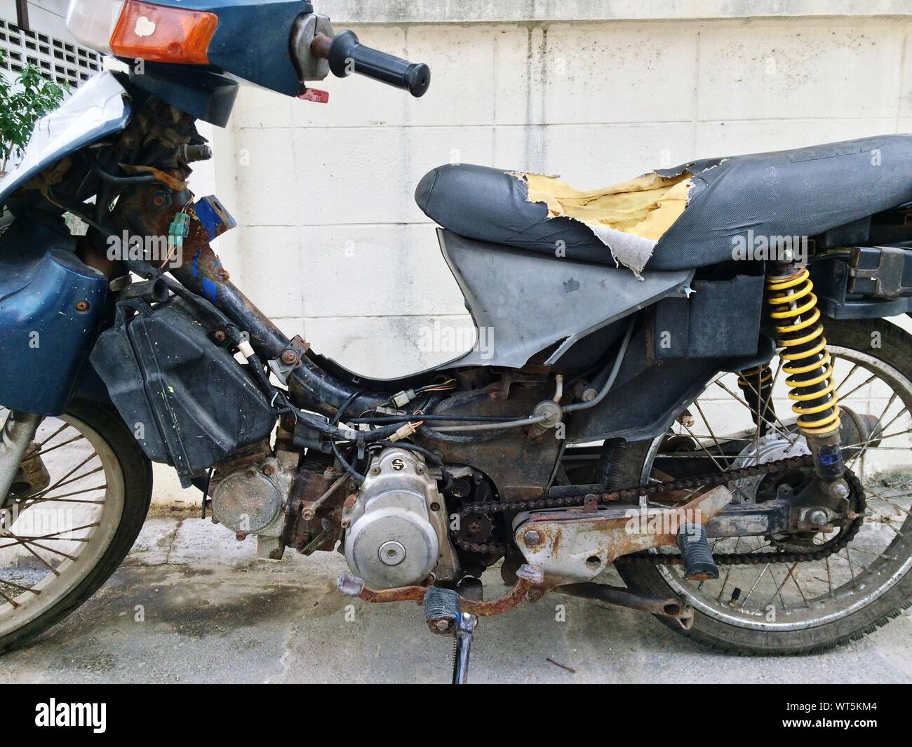 Broken scooter hi-res stock photography and images - Alamy