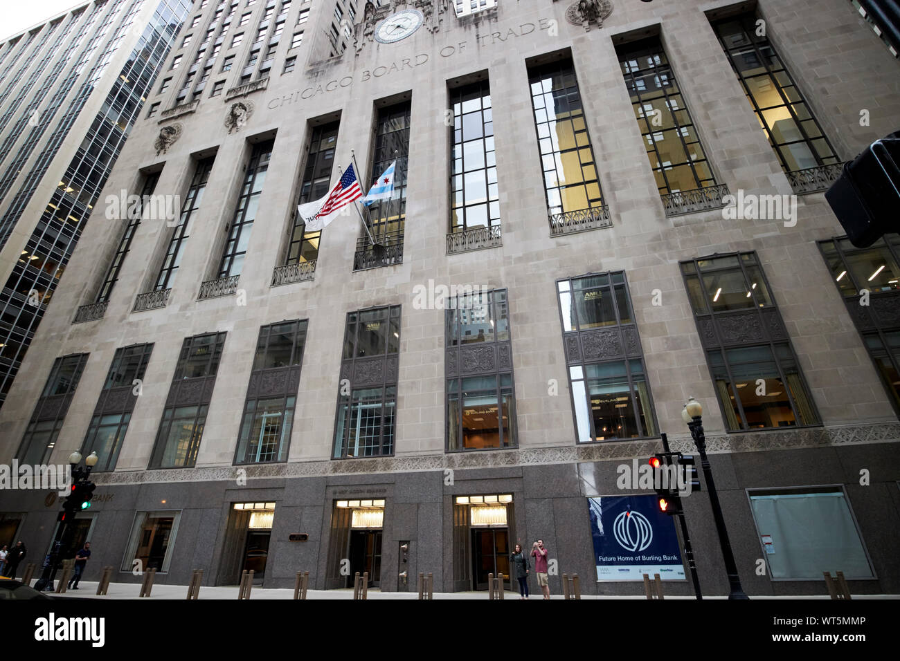 Chicago board of trade building Chicago Illinois USA Stock Photo - Alamy