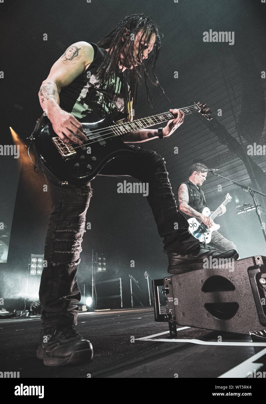 Copenhagen, Denmark. 3rd, May 2019. The American metal band Disturbed ...