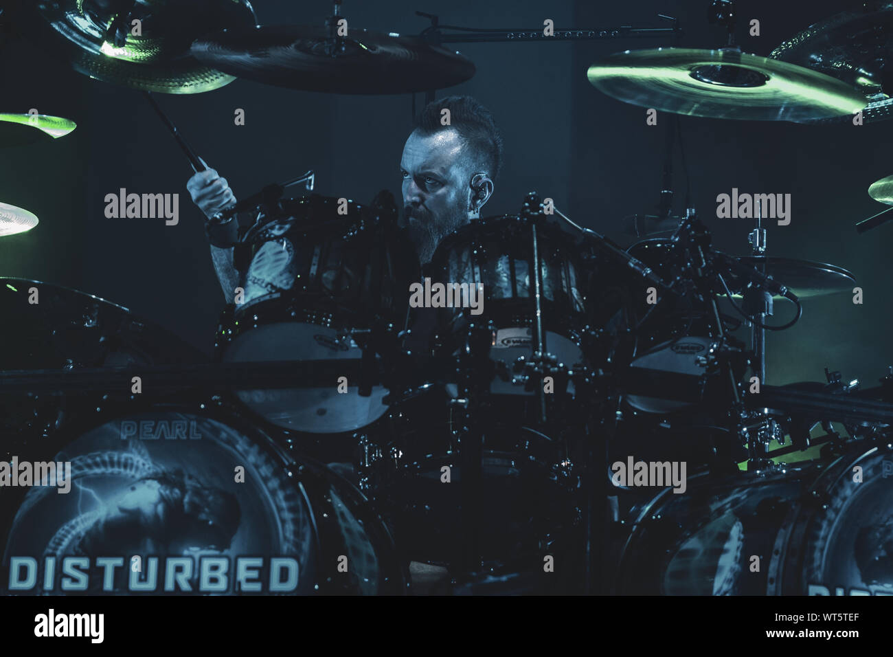 Copenhagen, Denmark. 3rd, May 2019. The American metal band Disturbed ...