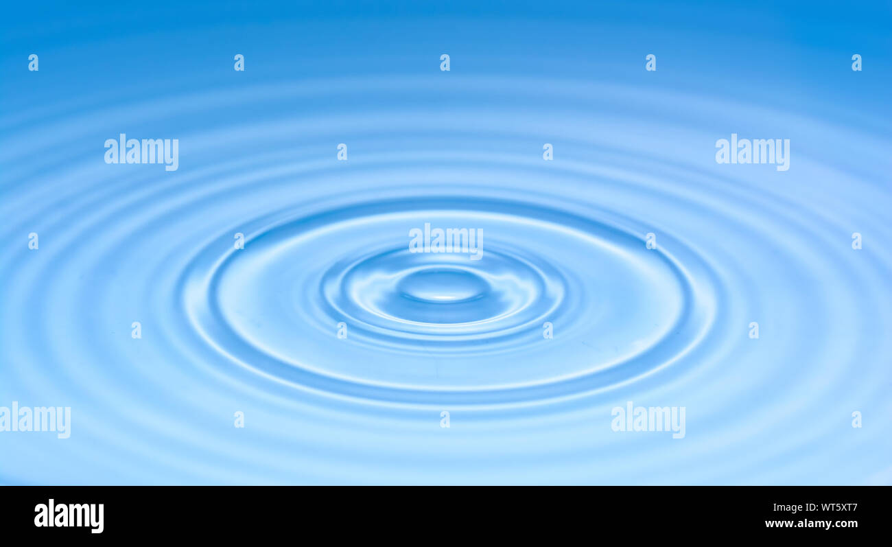 Blue waves on the water surface as a texture Stock Photo - Alamy