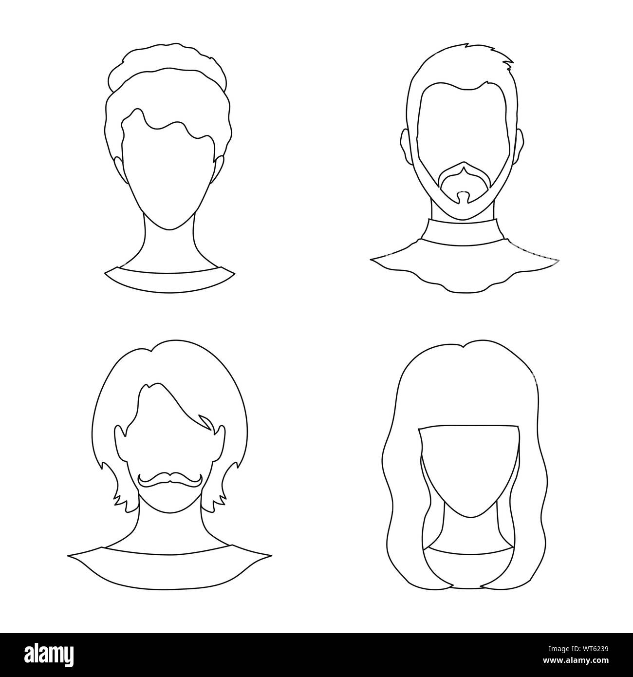 Vector design of professional and photo sign. Collection of ...