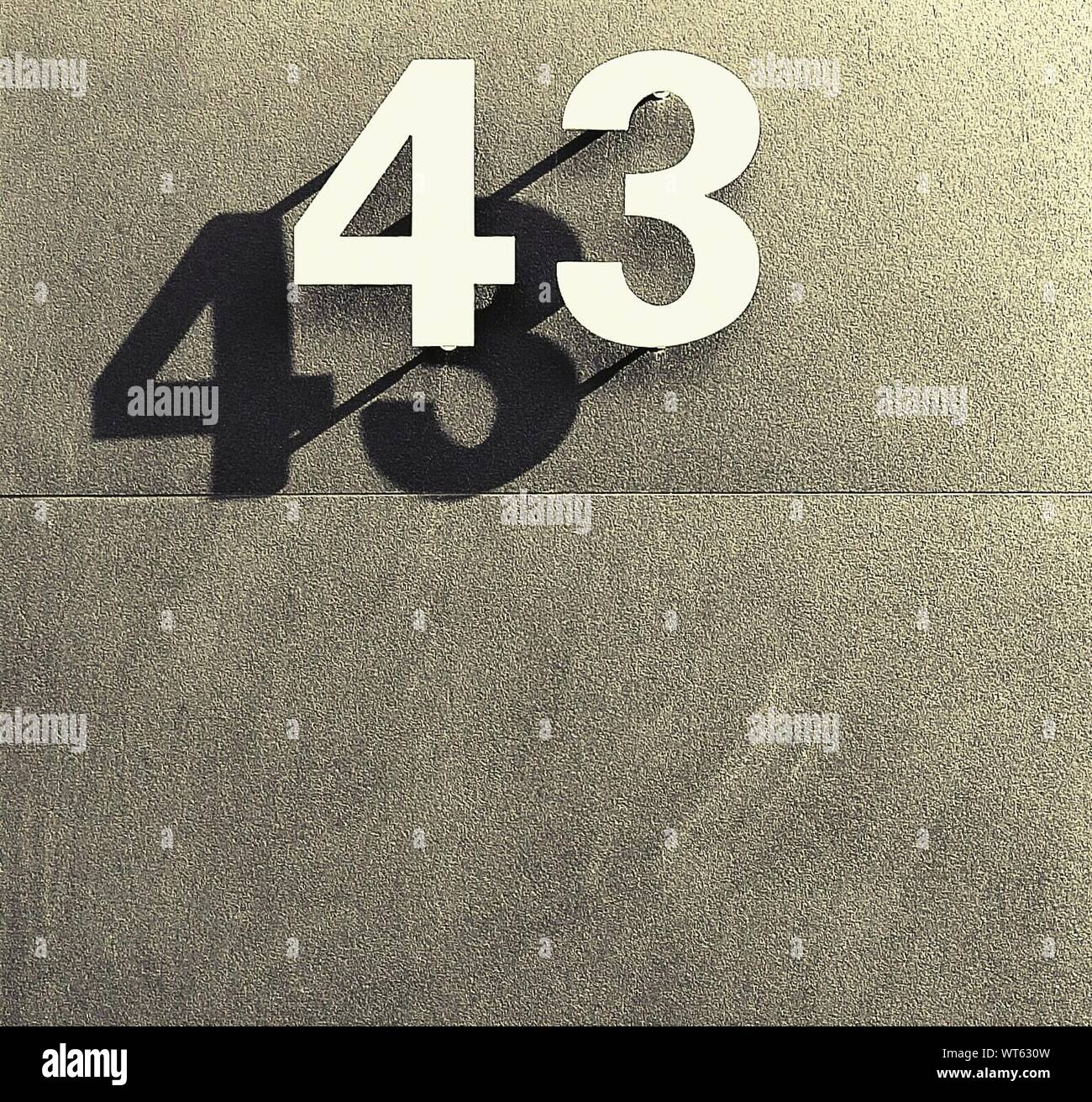 Number 43 hi-res stock photography and images - Alamy
