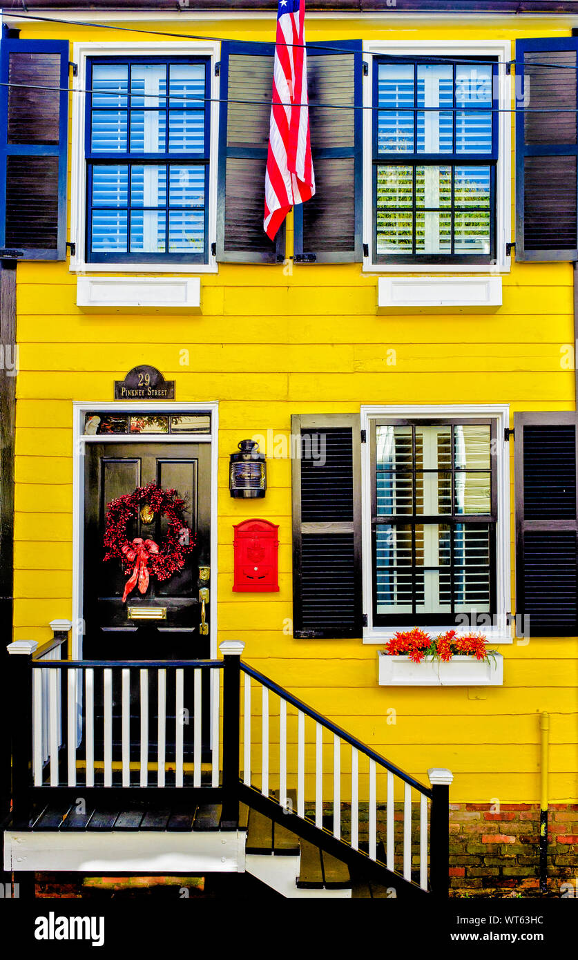 Historic home in the Colonial Annapolis Historic District along Pinkney ...