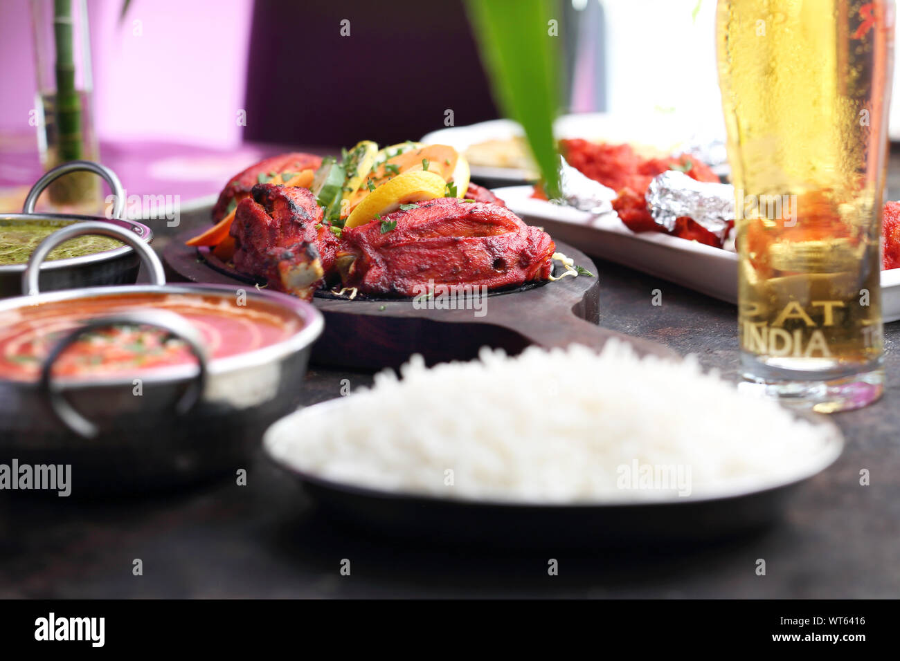 Basmati rice. Traditional Indian addition to dishes Stock Photo - Alamy