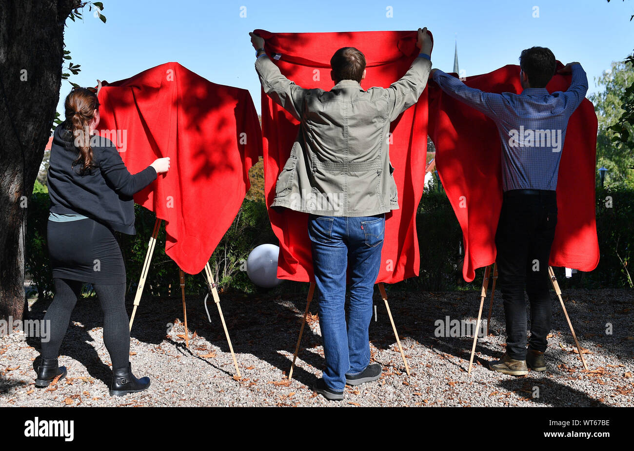 Erfurt, Germany. 11th Sep, 2019. The first posters of the CDU Thuringia ...