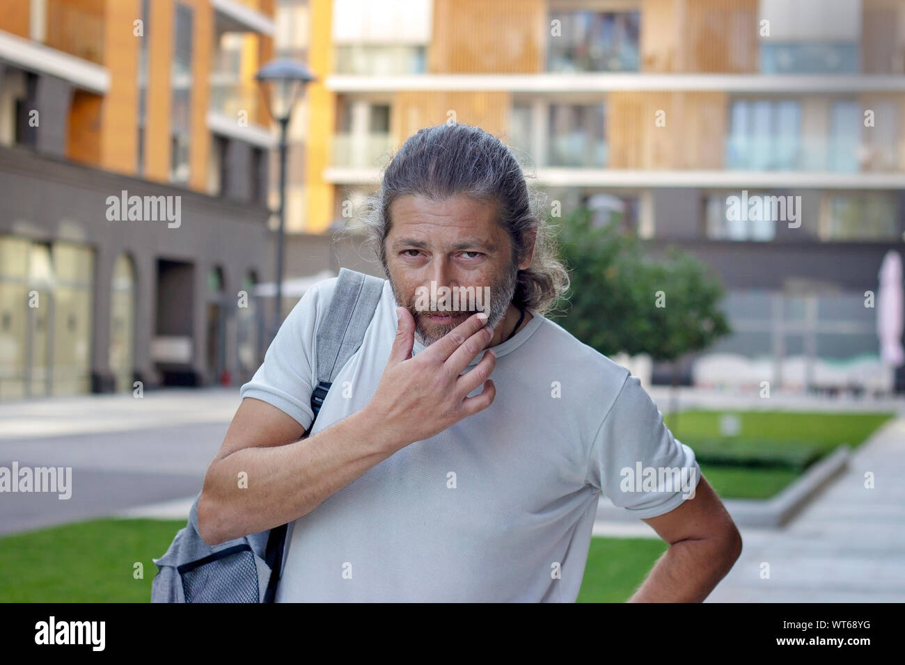 Real portrait middle aged man hi-res stock photography and images - Alamy
