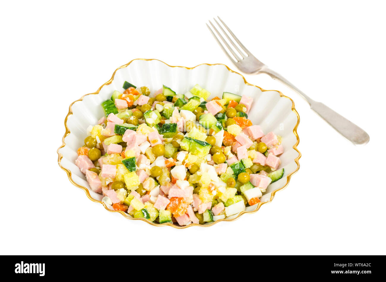 Russian new year table Cut Out Stock Images & Pictures - Alamy