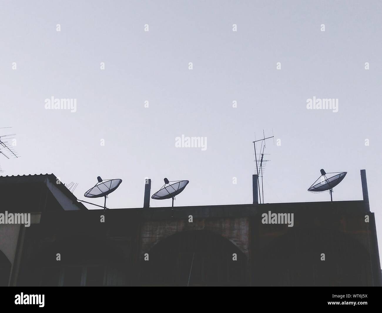 Sky with satellites hi-res stock photography and images - Alamy