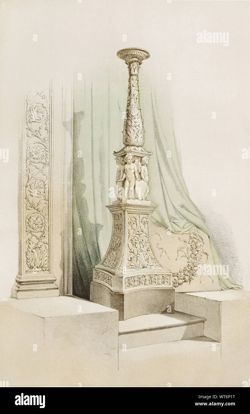 Sir Matthew Digby Wyatt (1820-1877) - Candelabrum and Arabesque - from ...