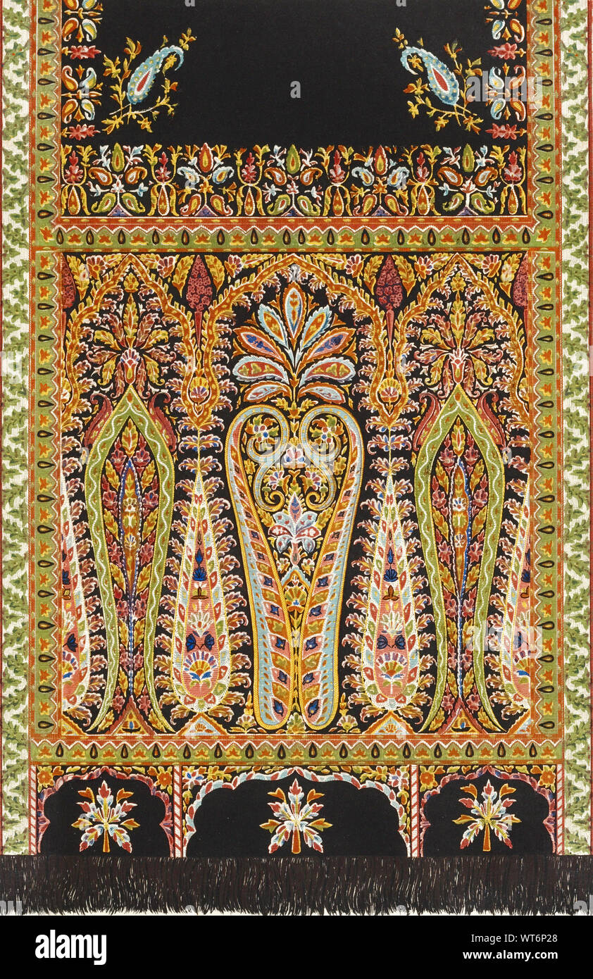 Sir Matthew Digby Wyatt (1820-1877) - Cashmere Scarf End - from the ...