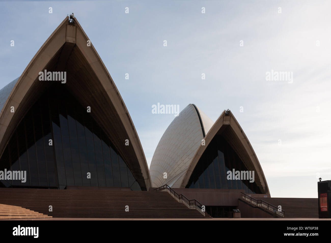Sydney Opera House Roof Sails and Forecourt Steps. Close up. Abstract ...