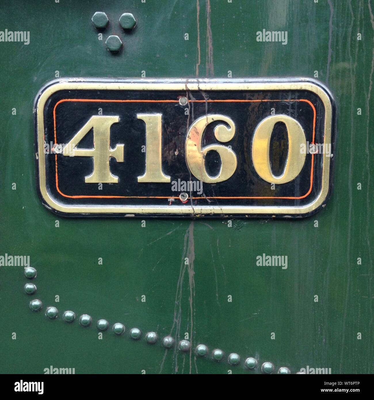 Green metal train hi-res stock photography and images - Alamy