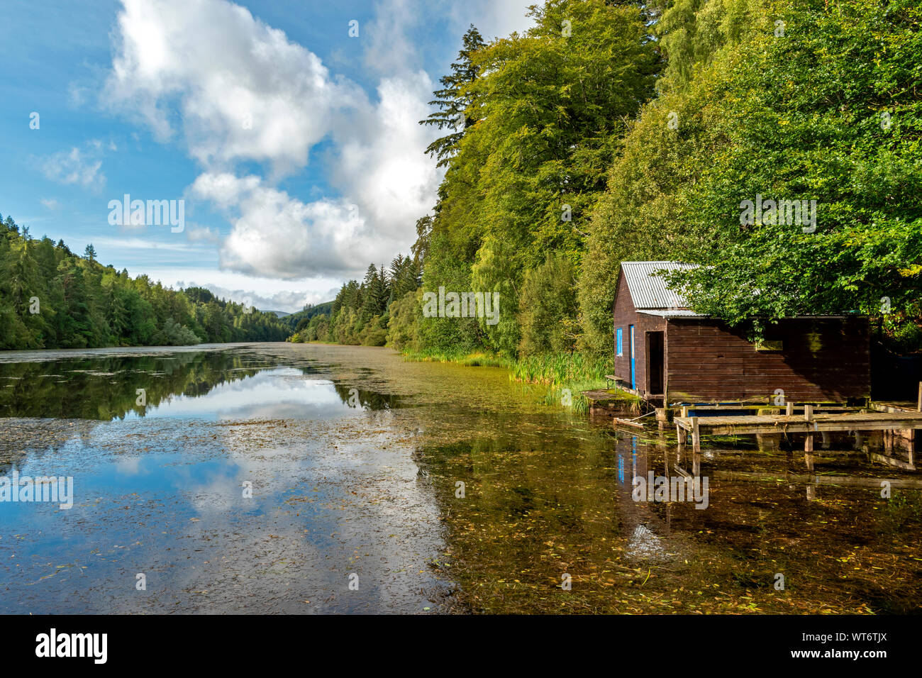 LOCH PARK ADVENTURE CENTRE DRUMMUIR MORAY SCOTLAND THE BOATHOUSE AND ...
