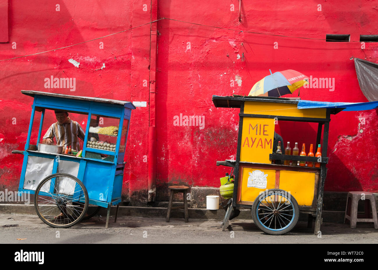 Street Foodstalls, Yogya, Java, Indonesia Stock Photo - Alamy