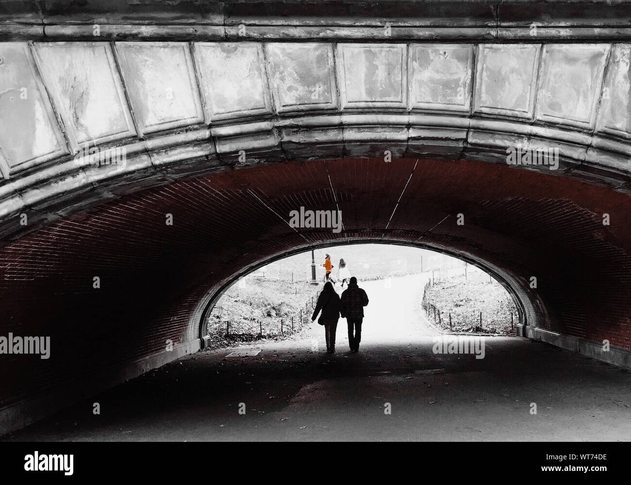 Passing under pedestrian bridge hi-res stock photography and images - Alamy