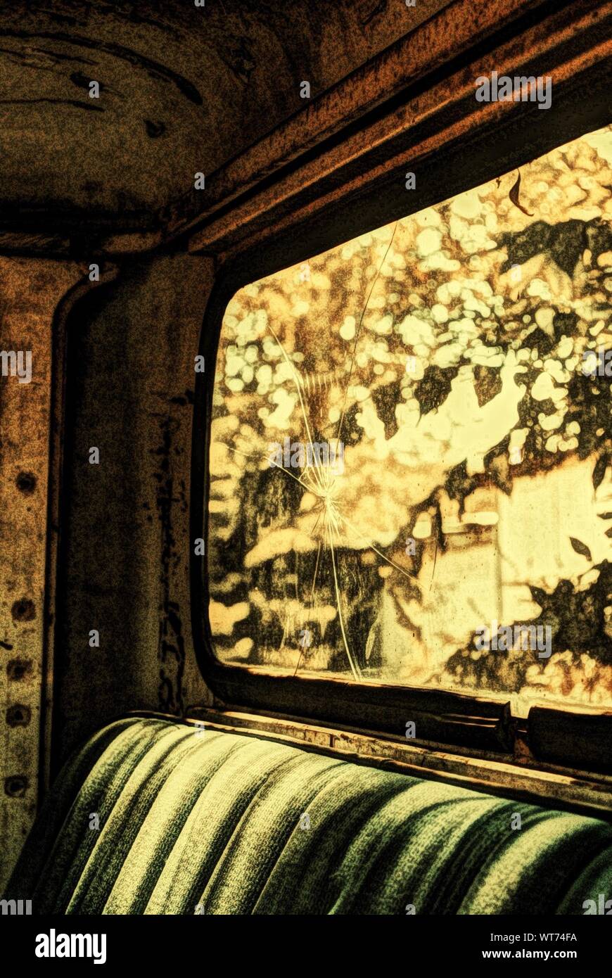 Old Broken Car Interior High Resolution Stock Photography and Images ...