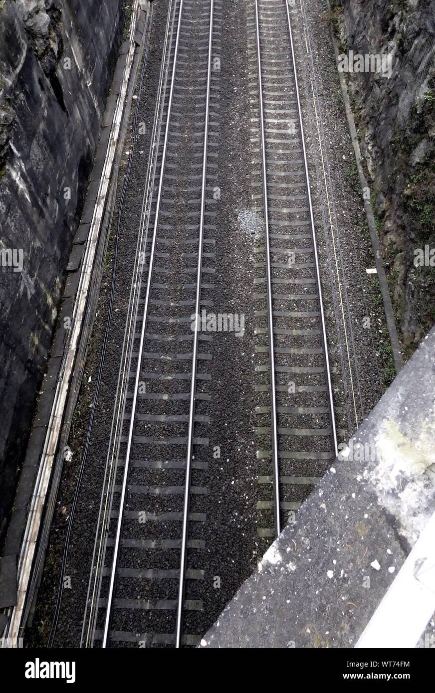 Double Railway Track High Resolution Stock Photography and Images - Alamy
