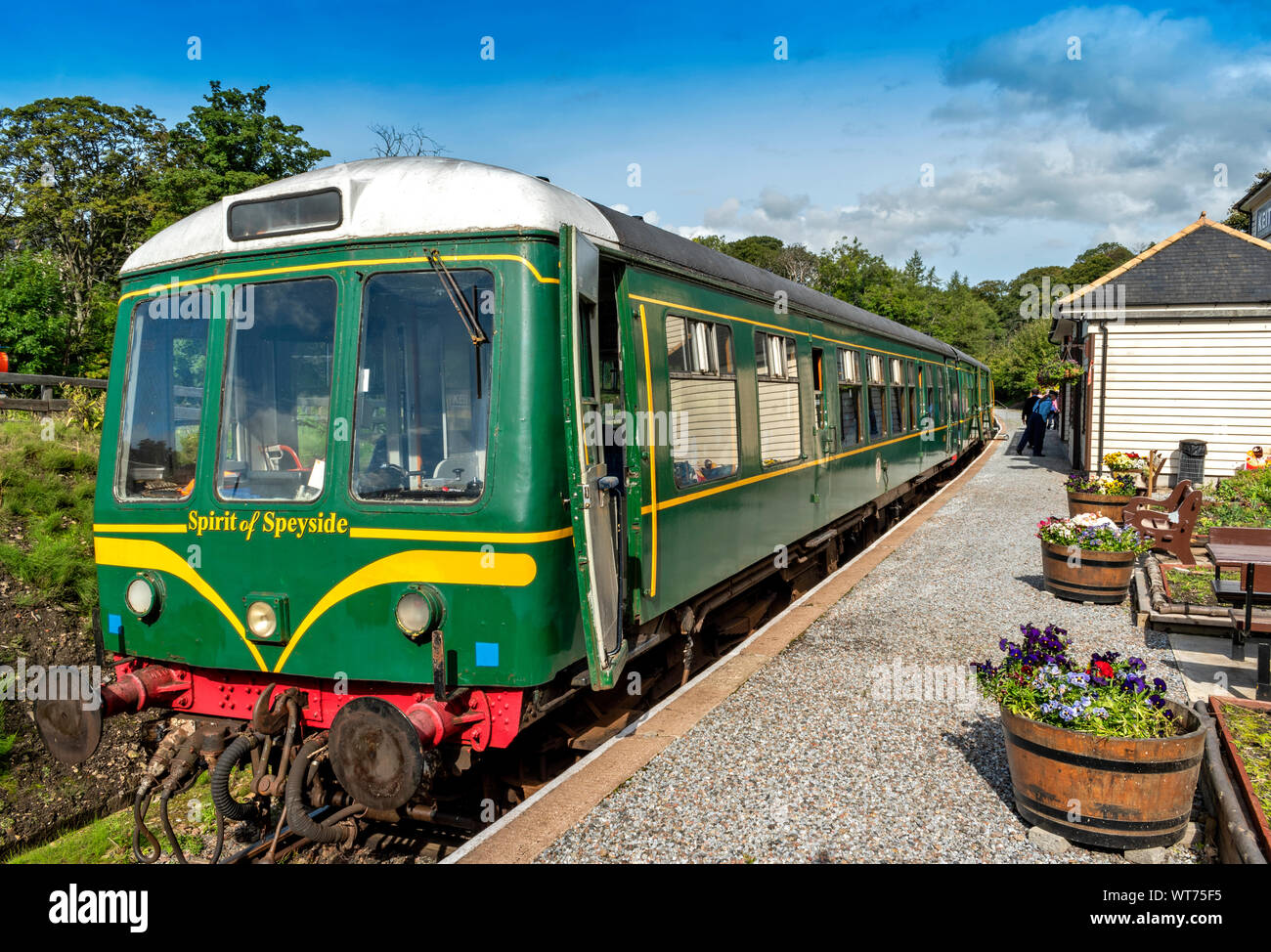 KEITH TO DUFFTOWN RAILWAY MORAY SCOTLAND THE WHISKY LINE THE TRAIN ...
