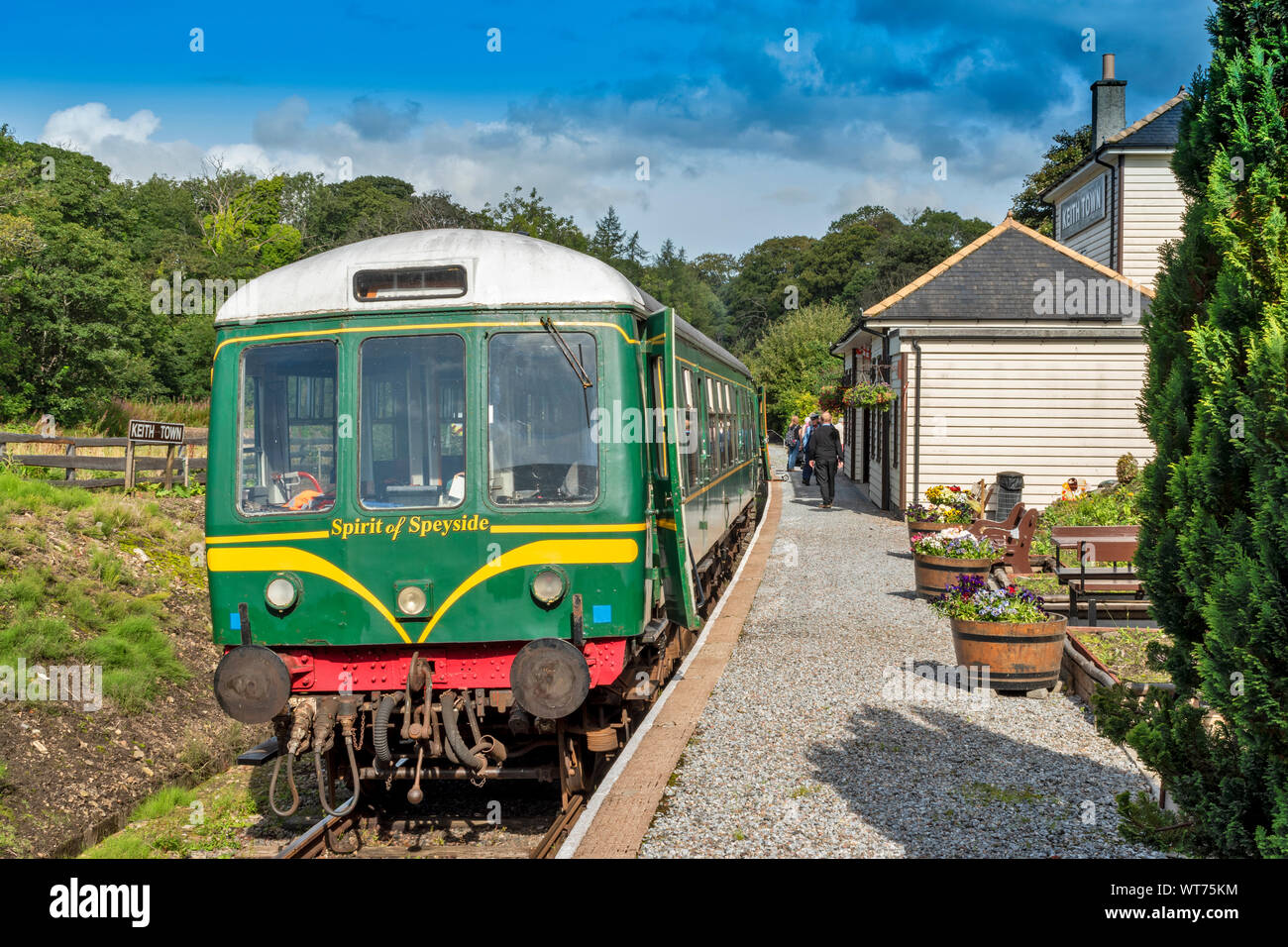 KEITH TO DUFFTOWN RAILWAY MORAY SCOTLAND THE WHISKY LINE THE TRAIN ...