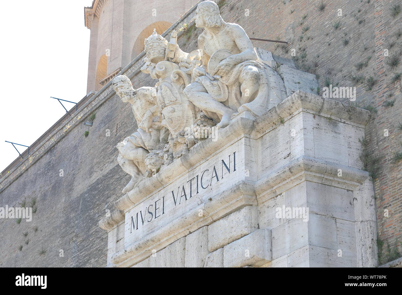Vatican museum entrance gate Vatican city. Translation for Italian ...