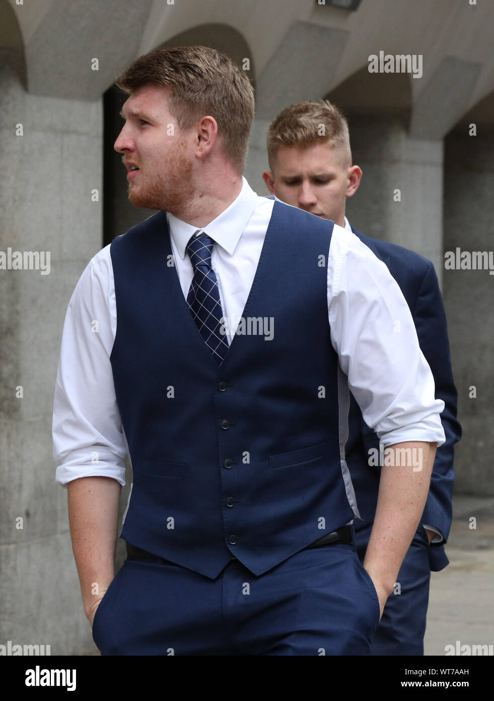 Sam (back) and Josh, the sons of former Bond actor Eric Michels ...