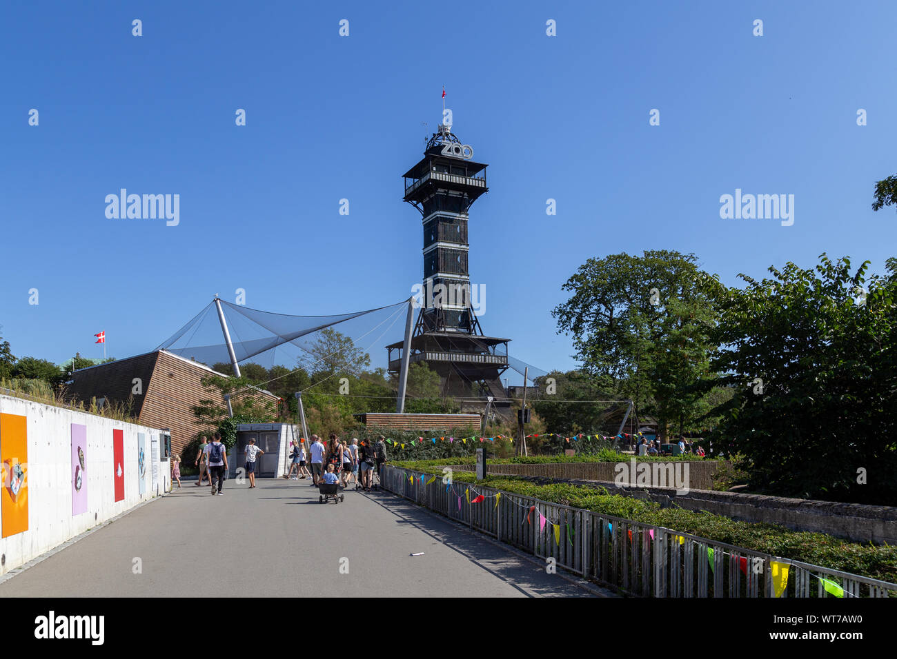 Copenhagen Zoo Observational Tower Stock Photo - Alamy