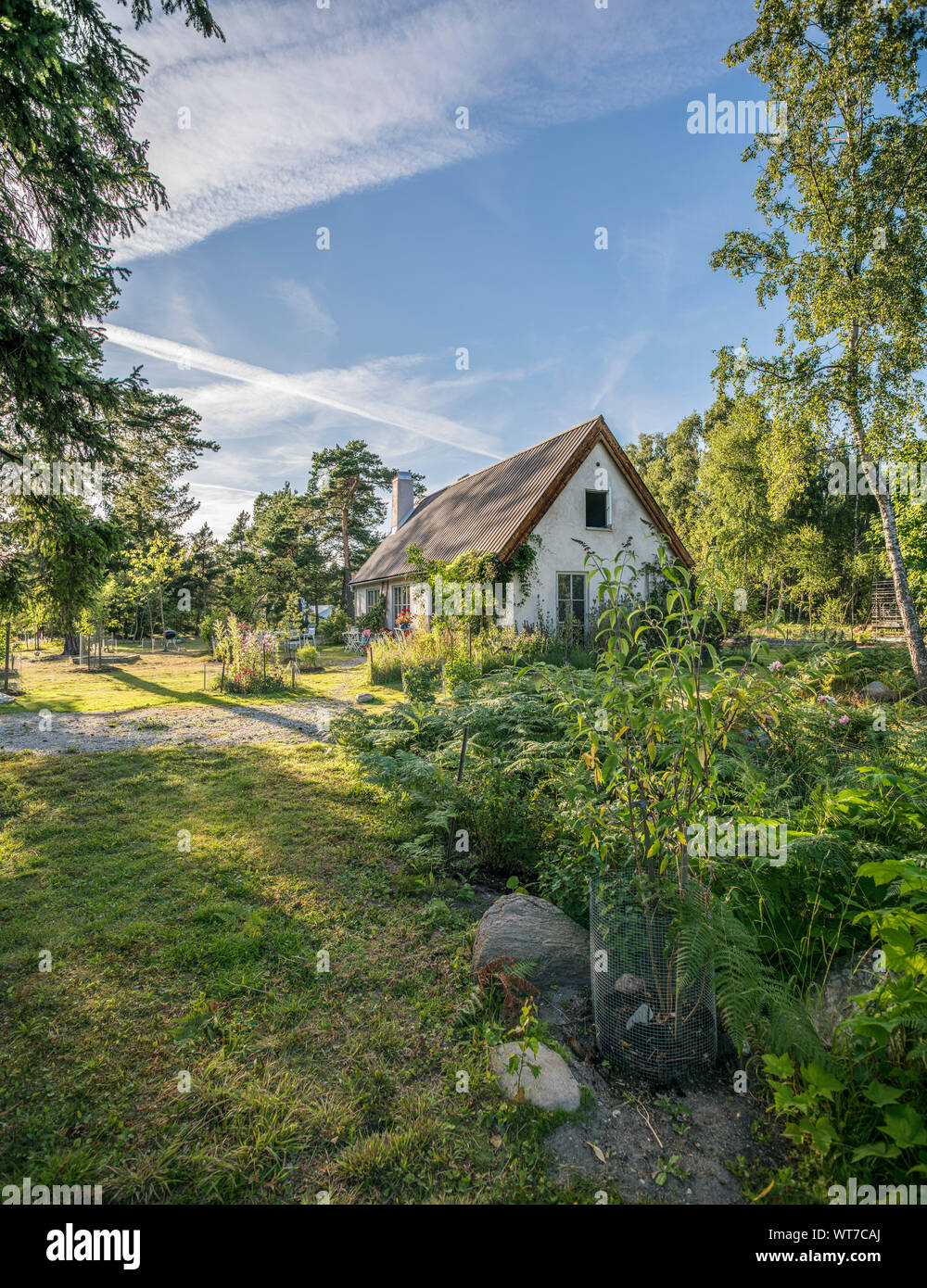 Beautiful garden in sweden hi-res stock photography and images - Alamy