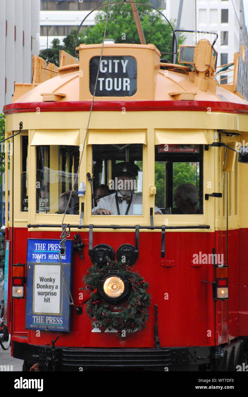 City tour trolley hi-res stock photography and images - Alamy