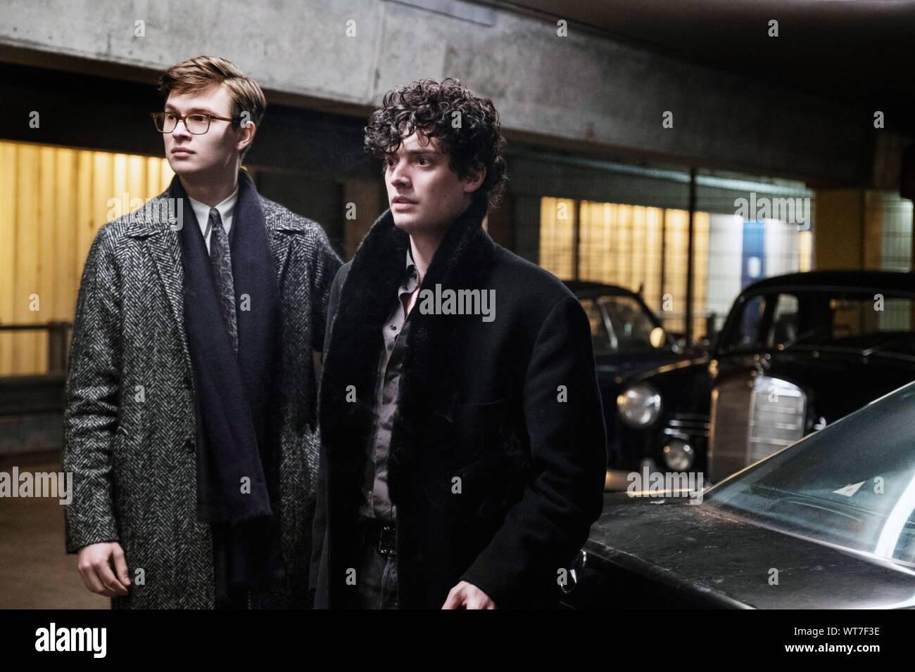 THE GOLDFINCH, from left: Ansel Elgort, Aneurin Barnard, 2019. ph ...