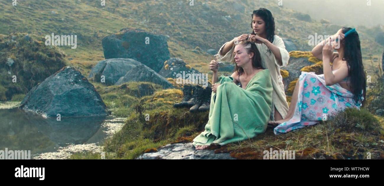 MONOS, bottom from left: Julianne Nicholson, Laura Castrillon; top ...