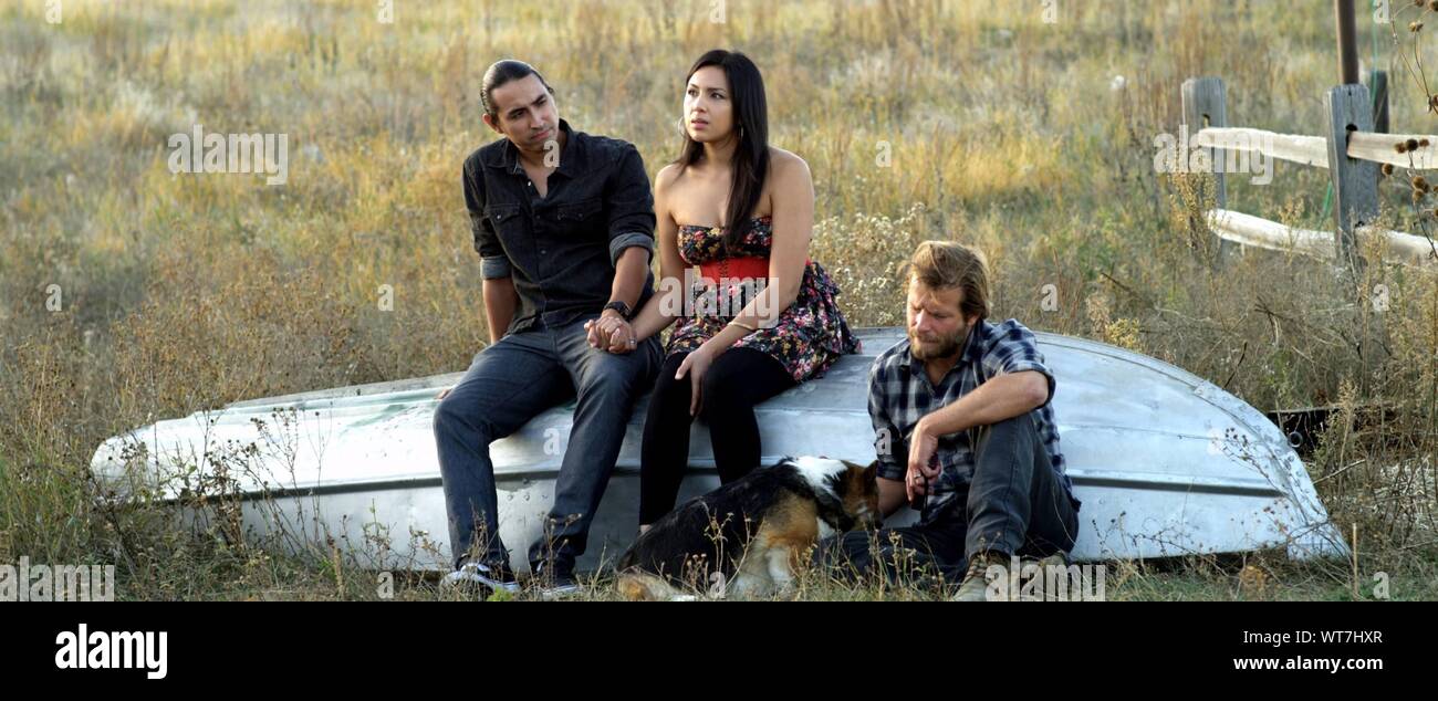 NEITHER WOLF NOR DOG, from left: Tatanka Means, Roseanne Supernault ...