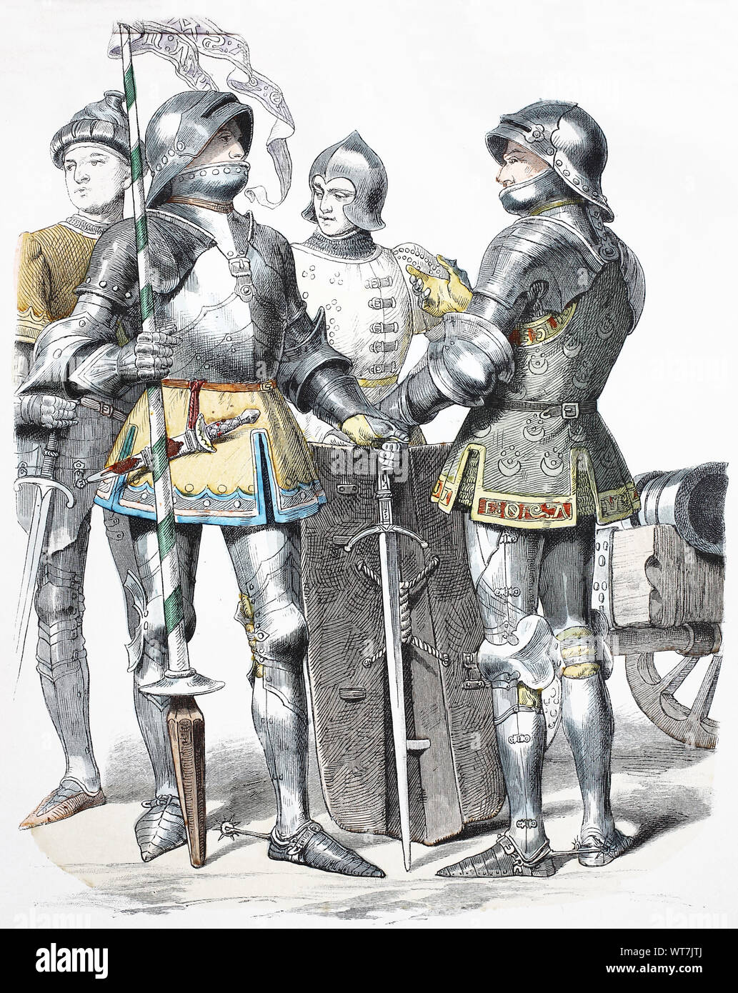 National costume, clothes, history of the costumes, knights from ...