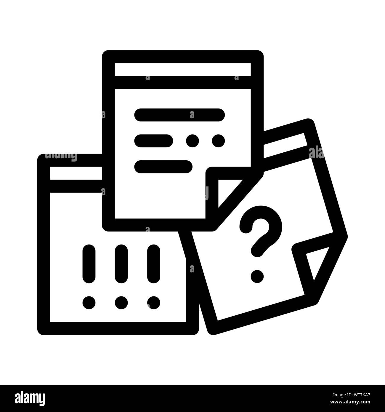 Paper Question And Exclamatory Sign Agile Vector Stock Vector Image ...