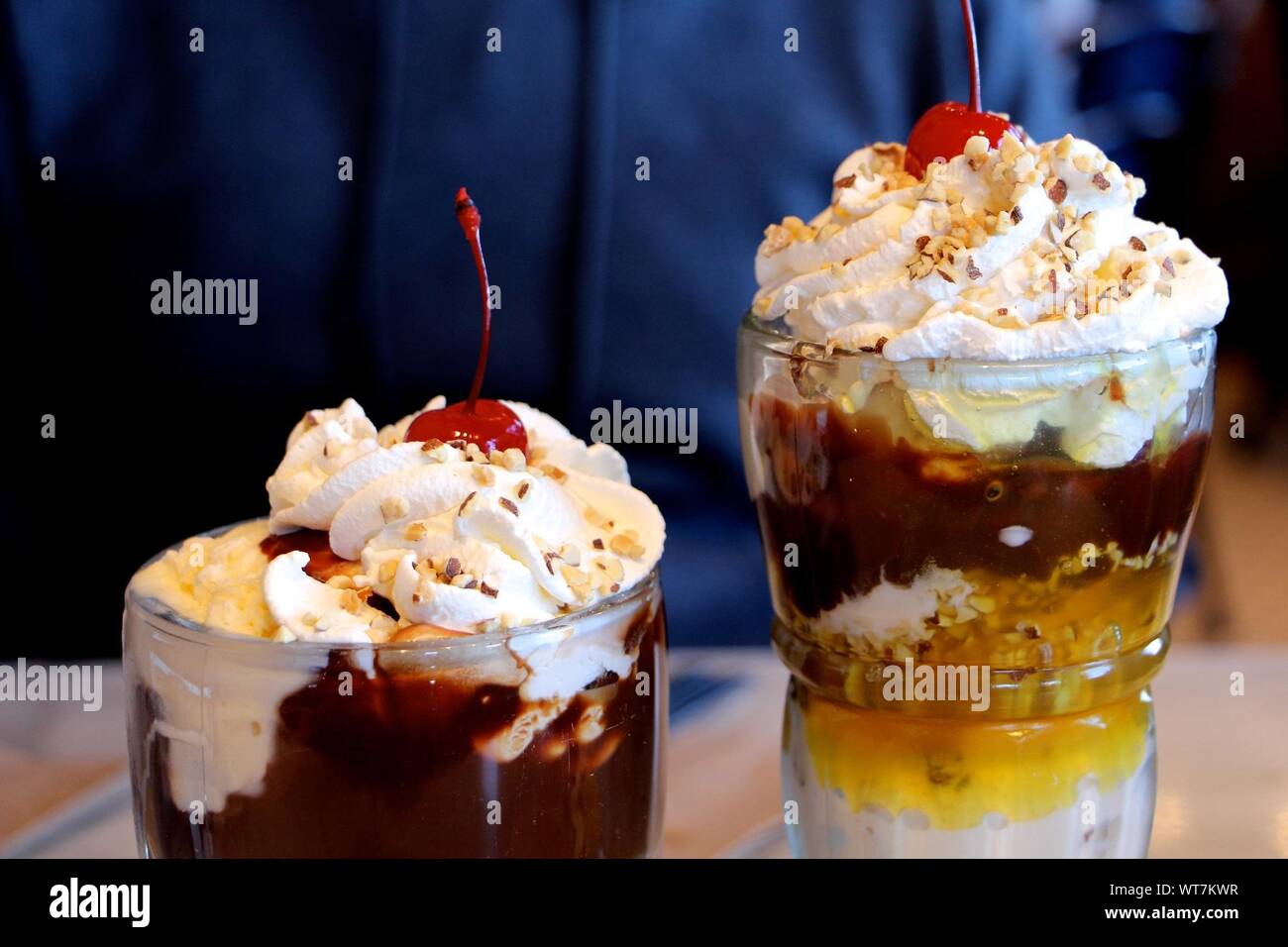 Sundae glass hi-res stock photography and images - Alamy