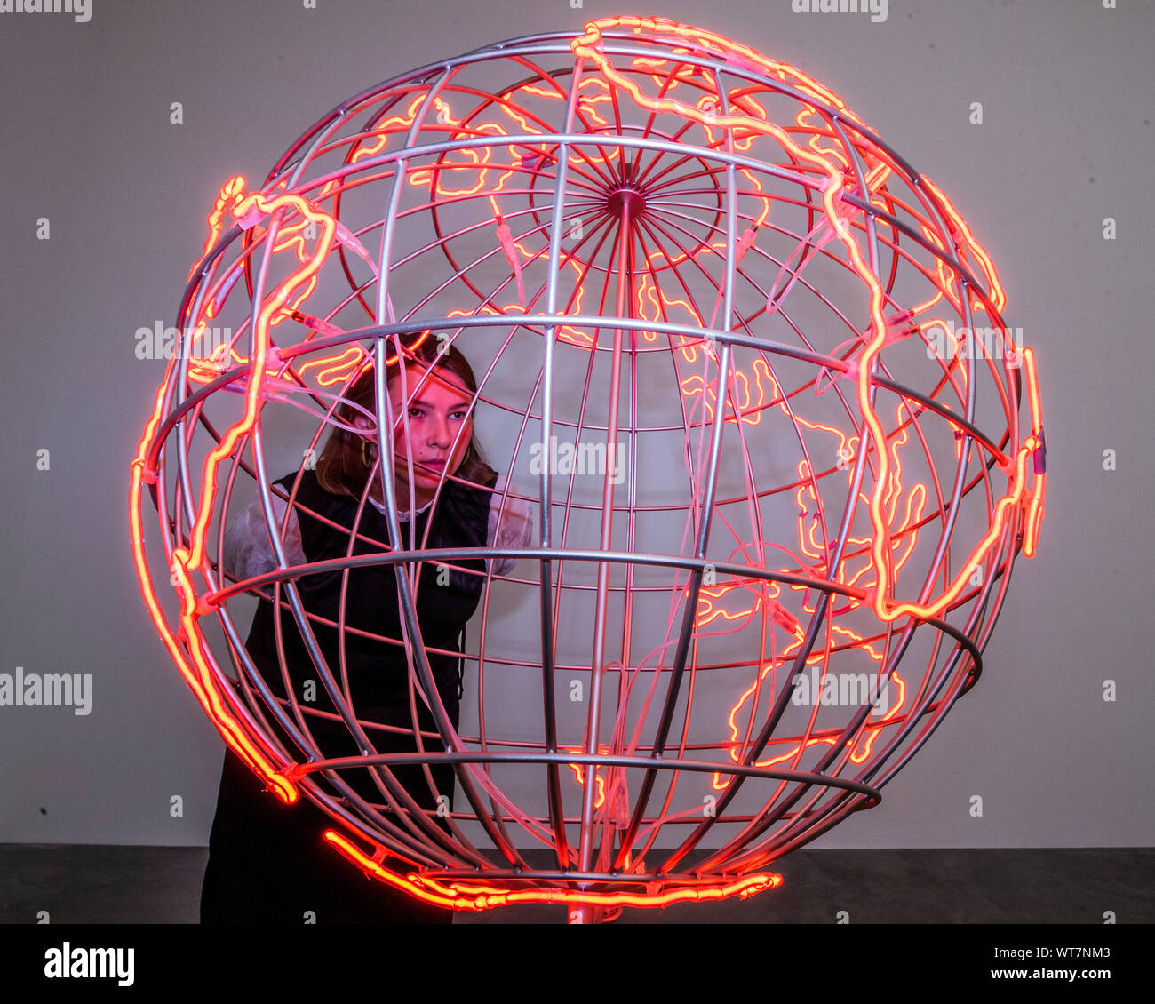 London, UK. 11th Sep, 2019. Hot Spot (stand) 2018 in Mona Hatoum's ...